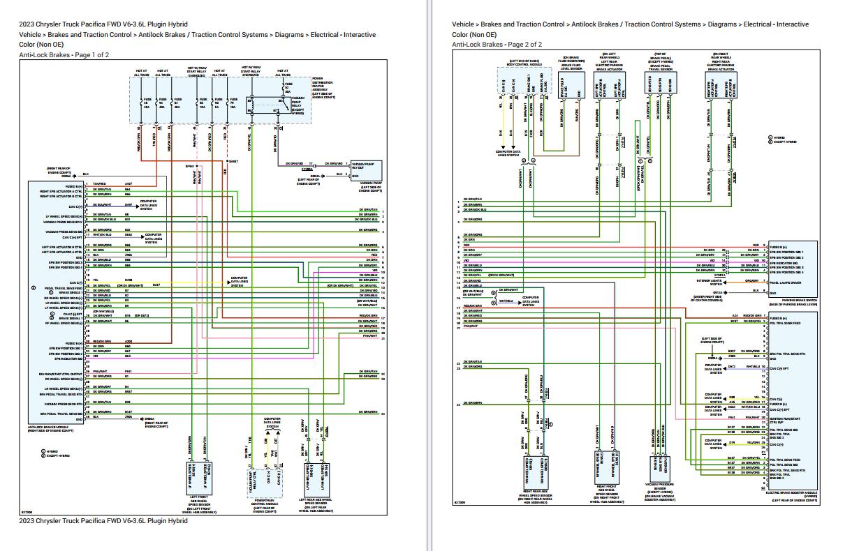 EWD - Chrysler Pacifica 2023 V6-3.6L Plugin Hybrid Electrical Wiring ...